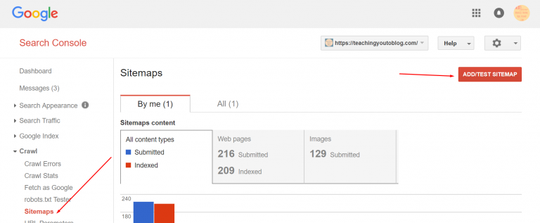 How To Add A Sitemap To Google And Bing | Teaching You To Blog